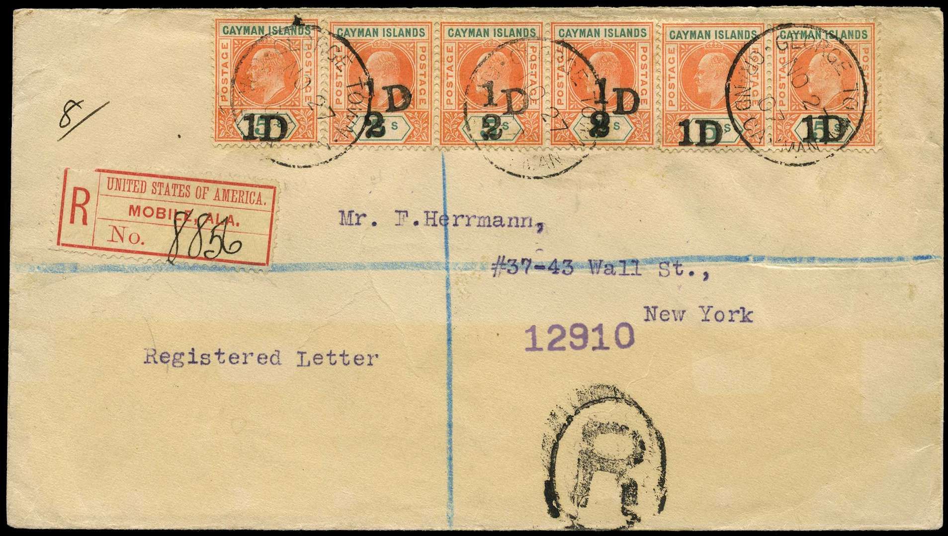 The Graham Booth Collection of Cayman Islands Postal History | 5934 ...