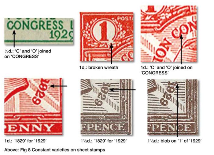 Britain’s 1929 Postal Union Congress Stamps